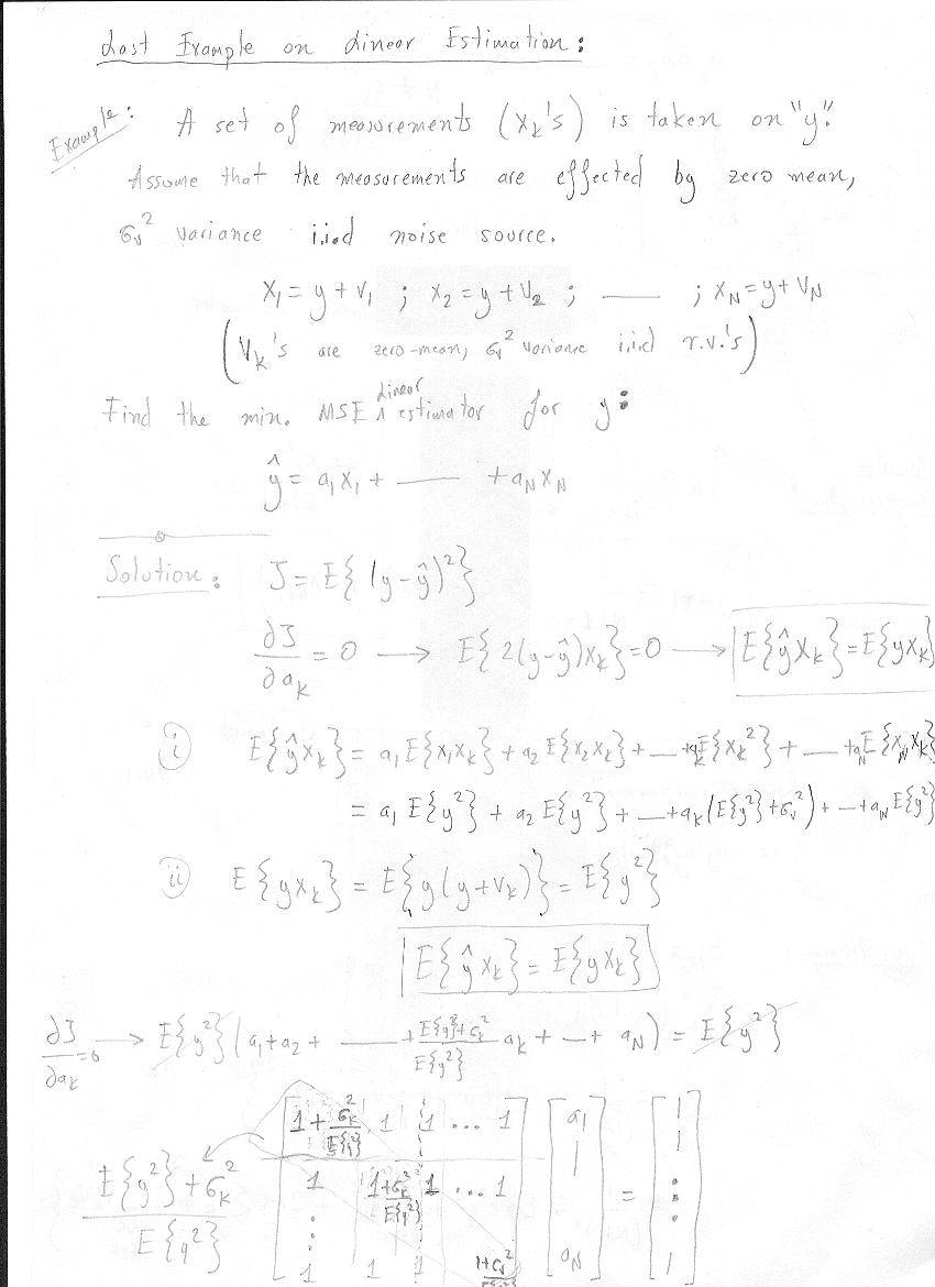 Metu Ee 504 Adaptive Signal Processing Spring 2004